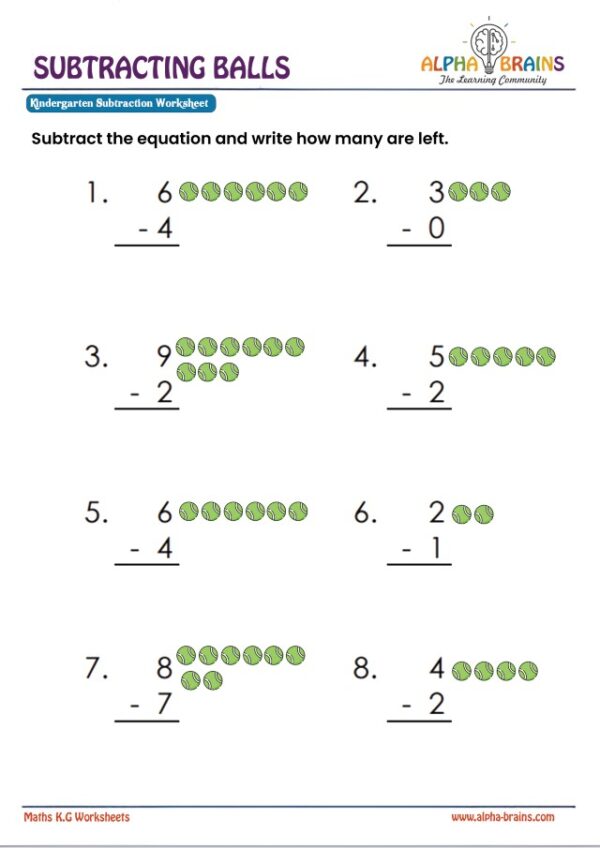 Subtraction Count Objects And Write Alpha Brains 0118